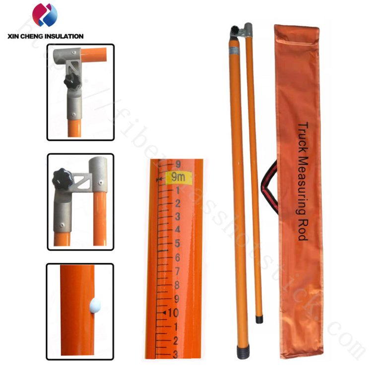 Telescoping Fiberglass Measuring Height Stick for Truck Cargo - hotstick