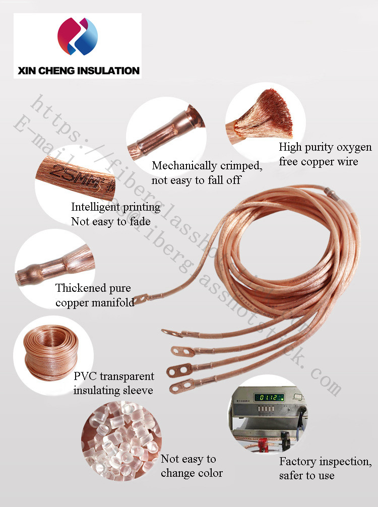 High Voltage Adjustable FRP Triangle Telescopic Grounding Wire Earth ...