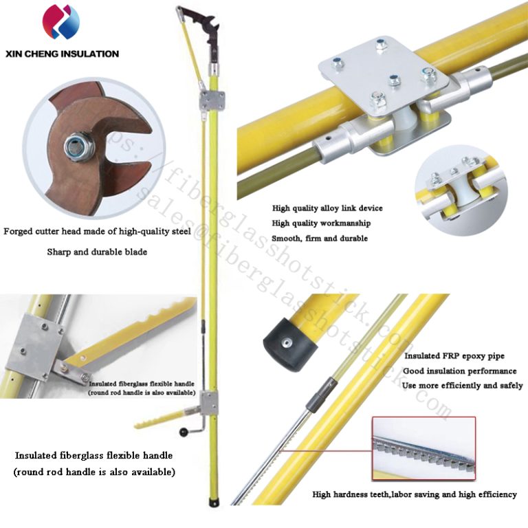 Insulating rod type straight pull electrician wire breaking pliers for ...