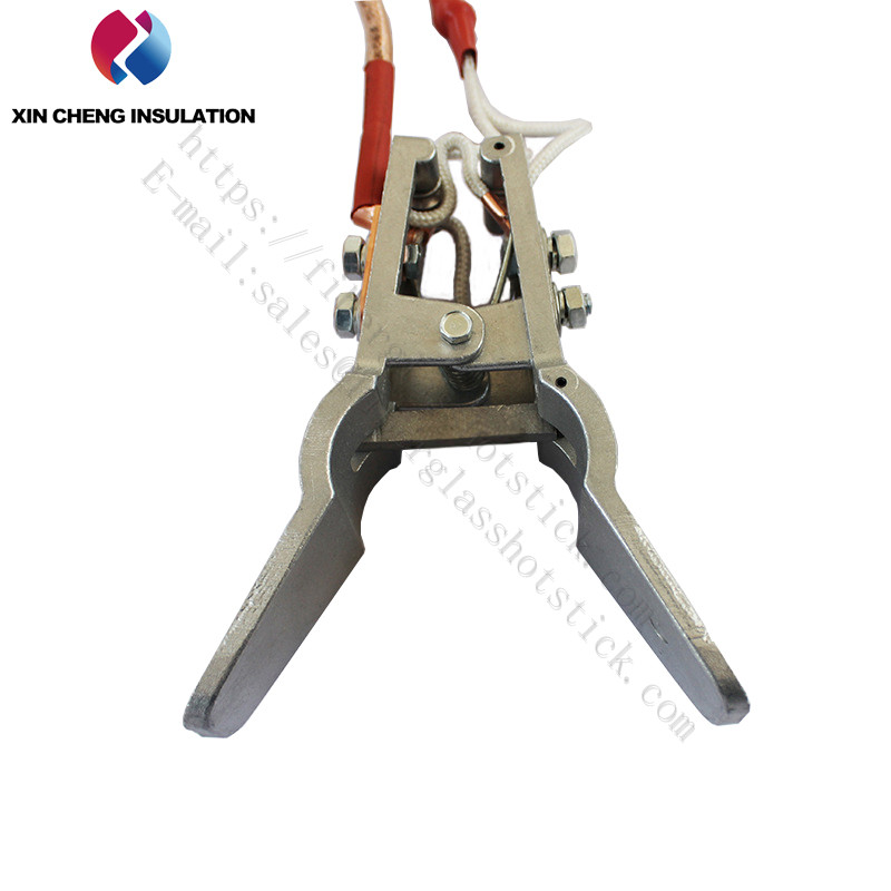 Duck billed (crocodile billed) impact grounding wire (throwing type for ...