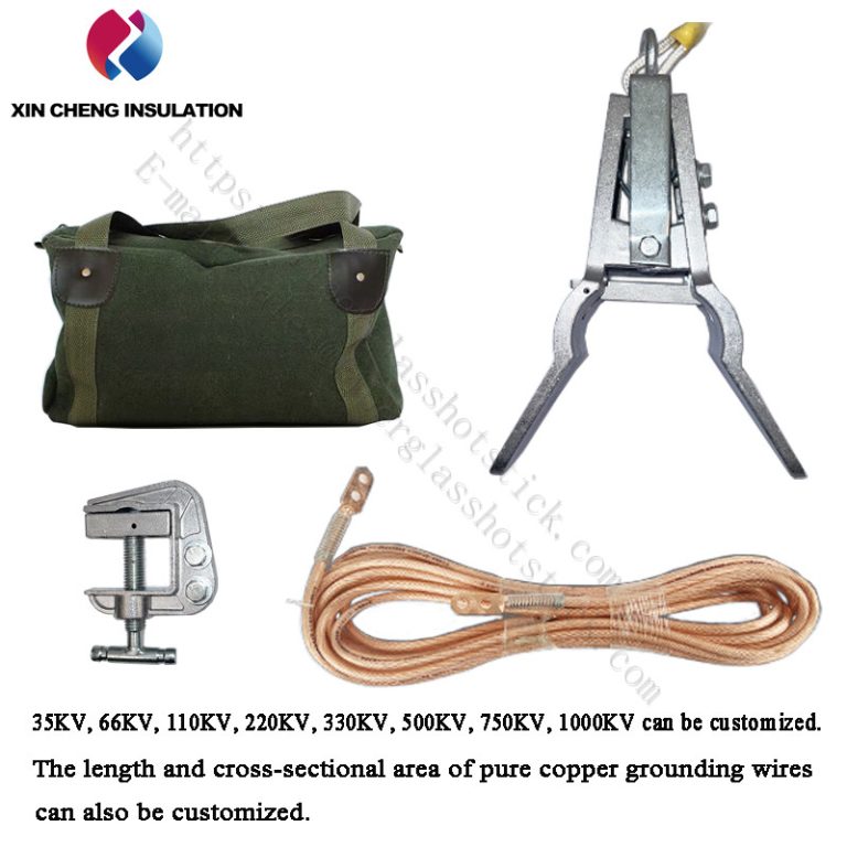 Duck billed (crocodile billed) impact grounding wire (throwing type for ...